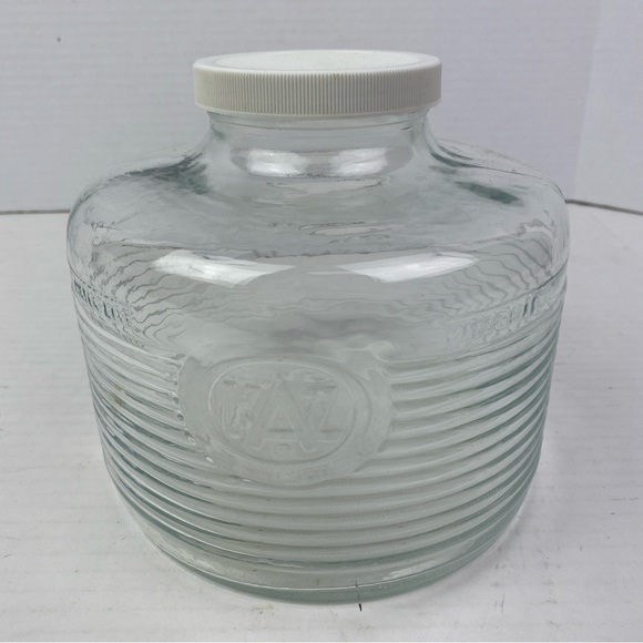 Kaz | Accents | Vintage Kaz Glass Humidifier Bottle Ribbed Clear With ...